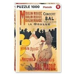 Toulouse-Lautrec - La Goulue, Moulin Rouge - 1000 Teile Puzz