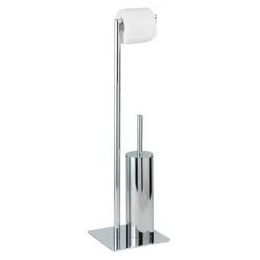 Wenko Stand WC-Garnitur Mod. Recco, WC-B&uuml;rstenhalter und Toilettenpapierhalter