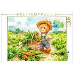 Calvendo Puzzle Teddy erntet M&ouml;hren im Feld 2000 Teile Lege-Gr&ouml;&szlig;e 90x67cm Foto-Puzzle f&uuml;r gl&uuml;ckliche Stunden