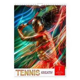 Tennis kreativ (Wandkalender 2026 DIN A4 hoch), Calvendo Monatskalender