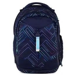 Satch Schulrucksack Match Purple Laser