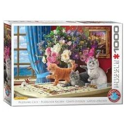 Eurographics Puzzle Puzzelnde Katzen 1000 Teile