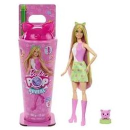 Barbie Pop Reveal Shakes-Serie, Set aus Puppe & Accessoires, duftende helle H&auml;schen-Modepuppe