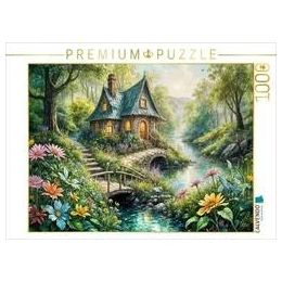 Calvendo Puzzle Vertr&auml;umtes Feenhaus am Bach 1000 Teile Lege-Gr&ouml;&szlig;e 64x48cm Foto-Puzzle f&uuml;r gl&uuml;ckliche Stunden