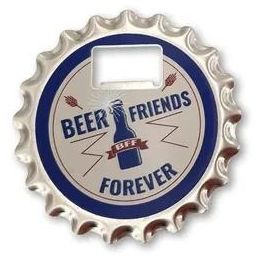 Bier&ouml;ffner/Untersetzer mit Magnet - "BFF Beer Friends Forever"