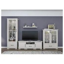 TV-Board OTTO HOME "Evergreen", beige (elfenbein), B:158,7cm H:50,4cm T:54,7cm, Sideboards, TV-Board, mit Soft-Close-Funktion, Breite 158,7 cm