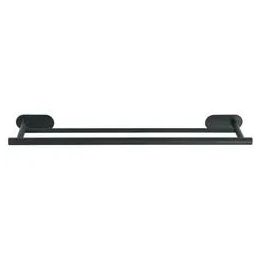 Wenko Turbo-Loc&reg; Badetuchstange Duo Mod. Orea Black Matt, 60 cm, Befestigen ohne bohren
