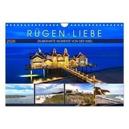 R&Uuml;GEN-LIEBE (Wandkalender 2026 DIN A4 quer), Calvendo Monatskalender