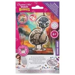 CRAFT Buddy CAFGR-31GEN055 - Crystal Art Wildlife Buddies, Down Under, Emu, Serie 5, Diamond Painting