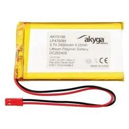 Akyga LP475085 Akkupack x Spezial-Akku LiPo 3.7V 2500 mAh