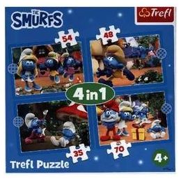 4 in 1 Puzzle - Die Schl&uuml;mpfe