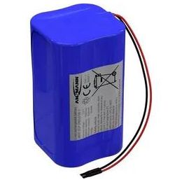 Ansmann 2S2P Akkupack 4x 18650 Kabel Li-Ion 7.2V 7000 mAh