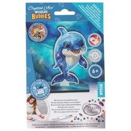 CRAFT Buddy CAFGR-31GEN046 - Crystal Art Wildlife Buddies, Ocean, Dolphin, Delfin, Serie 5, Diamond Painting