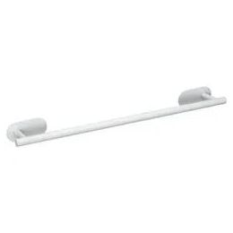 Wenko Turbo-Loc&reg; Badetuchstange Uno Mod. Orea White matt, 60 cm, aus rostfreiem Edelstahl