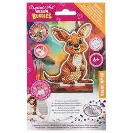 CRAFT Buddy CAFGR-31GEN056 - Crystal Art Wildlife Buddies, Down Under, Kangaroo, Serie 5, Diamond Painting