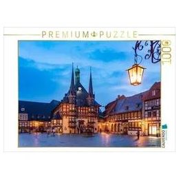 Calvendo Puzzle Rathaus Wernigerode 1000 Teile Lege-Gr&ouml;&szlig;e 64x48cm Foto-Puzzle f&uuml;r gl&uuml;ckliche Stunden