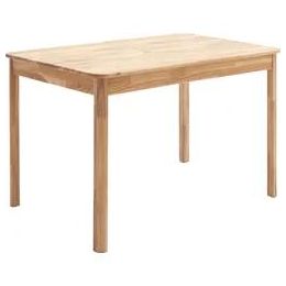 Esstisch MCA LIVING "Oskar, TOPSELLER", braun (wildeiche, wildeiche, wildeiche), B:120cm H:76cm T:80cm, Tische, Rechteckiger Esstisch Esstisch Holz-Esstische, Massivholztisch, wahlweise in Kernbuche oder Wildeiche