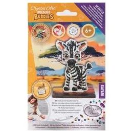 CRAFT Buddy CAFGR-31GEN041 - Crystal Art Wildlife Buddies, Safari, Zebra, Serie 5, Diamond Painting