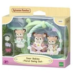 Sylvanian Families Reh Babys mit Blumenschaukel Spielset