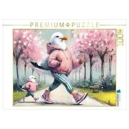 Calvendo Puzzle Joggen durch Planten un Blomen 1000 Teile Lege-Gr&ouml;&szlig;e 64x48cm Foto-Puzzle f&uuml;r gl&uuml;ckliche Stunden