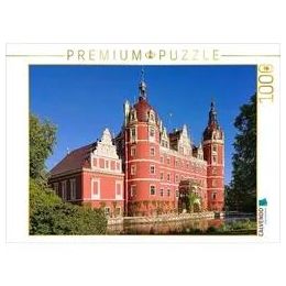 Calvendo Puzzle Schloss Muskau im F&uuml;rst-P&uuml;ckler-Park in Bad Muskau 1000 Teile Lege-Gr&ouml;&szlig;e 64x48cm Foto-Puzzle f&uuml;r gl&uuml;ckliche Stunden