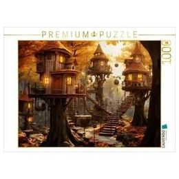 Calvendo Puzzle Ein Motiv aus dem Kalender "Baumh&auml;user - Traumhafte Luftschl&ouml;sser" 1000 Teile Lege-Gr&ouml;&szlig;e 64x48cm Foto-Puzzle f&uuml;r gl&uuml;ckliche Stunden