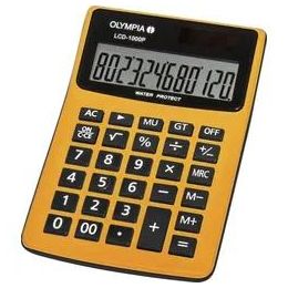 Olympia LCD 1000P Tischrechner Orange Display (Stellen): 12 solarbetrieben, batteriebetrieben (B x H x T) 106 x 40 x 158 mm