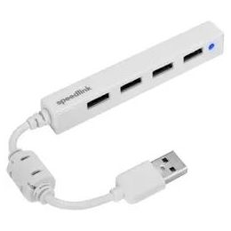 Speed-Link SPEEDLINK SNAPPY SLIM USB Hub, 4-Port, USB 2.0, Passive, White