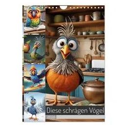 Diese schr&auml;gen V&ouml;gel (Wandkalender 2026 DIN A4 hoch), Calvendo Monatskalender