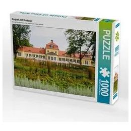 Calvendo Puzzle Kurpark mit Kurhaus 1000 Teile Lege-Gr&ouml;&szlig;e 64x48cm Foto-Puzzle f&uuml;r gl&uuml;ckliche Stunden