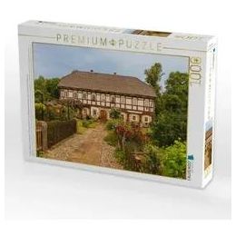 Calvendo Puzzle Umgebindehaus in Gro&szlig;sch&ouml;nau (1352 gegr&uuml;ndet) hat ca. 660 Umgebindeh&auml;user welche als Unikate erhalten sind. 1000 Teile Lege-Gr&ouml;&szlig;e 64x48cm Foto-Puzzle f&uuml;r gl&uuml;ckliche Stunden
