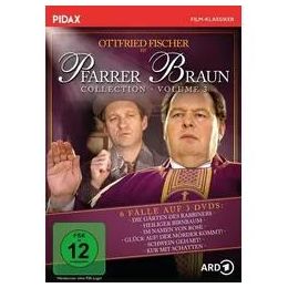 Pfarrer Braun Collection, Vol. 3 / Weitere sechs Folgen der Krimireihe mit Ottfried Fischer (Pidax Film-Klassiker) [3 DVDs]