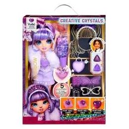 MGA Entertainment Rainbow High Creative Crystals Fashion Doll- Violet