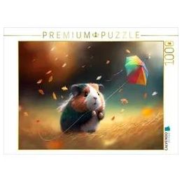 Calvendo Puzzle Drachenschweinchen 1000 Teile Lege-Gr&ouml;&szlig;e 64x48cm Foto-Puzzle f&uuml;r gl&uuml;ckliche Stunden