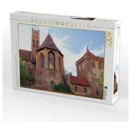 Calvendo Puzzle Ordensburg des Deutschen Ordens in Marienburg, polnisch Malbork, in Pommern 1000 Teile Lege-Gr&ouml;&szlig;e 64x48cm Foto-Puzzle f&uuml;r gl&uuml;ckliche Stunden