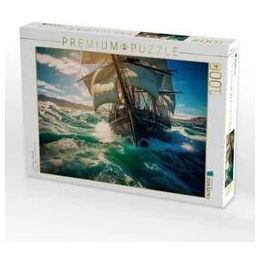 Calvendo Puzzle In den Tropen - Segelschiff 1000 Teile Lege-Gr&ouml;&szlig;e 64x48cm Foto-Puzzle f&uuml;r gl&uuml;ckliche Stunden
