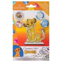 CRAFT Buddy CAJK-31DNY005 - Crystal Art Junior, Disney Simba, Series 4, Bastelset, Diamond Painting