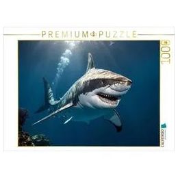 Calvendo Puzzle Gro&szlig;hai (Megalodon) 1000 Teile Lege-Gr&ouml;&szlig;e 64x48cm Foto-Puzzle f&uuml;r gl&uuml;ckliche Stunden