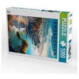 Calvendo Puzzle Nerja 1000 Teile Lege-Gr&ouml;&szlig;e 64x48cm Foto-Puzzle f&uuml;r gl&uuml;ckliche Stunden