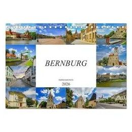 Bernburg Impressionen (Tischkalender 2026 DIN A5 quer), Calvendo Monatskalender