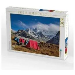 Calvendo Puzzle N&ouml;rdliches Basecamp Kangchendz&ouml;nga 1000 Teile Lege-Gr&ouml;&szlig;e 64x48cm Foto-Puzzle f&uuml;r gl&uuml;ckliche Stunden
