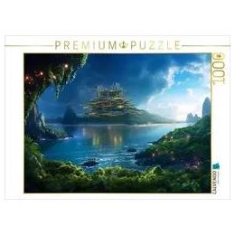 Calvendo Puzzle Science Fiction - Reise zu fremden Planeten - Refugium 1000 Teile Lege-Gr&ouml;&szlig;e 64x48cm Foto-Puzzle f&uuml;r gl&uuml;ckliche Stunden