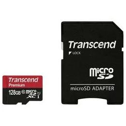 Transcend Premium microSDXC-Karte Industrial 128 GB Class 10, UHS-I inkl. SD-Adapter