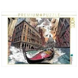 Calvendo Puzzle Venedig 1000 Teile Lege-Gr&ouml;&szlig;e 64x48cm Foto-Puzzle f&uuml;r gl&uuml;ckliche Stunden