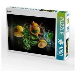 Calvendo Puzzle Zitronen 1000 Teile Lege-Gr&ouml;&szlig;e 64x48cm Foto-Puzzle f&uuml;r gl&uuml;ckliche Stunden