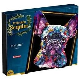 COLLECTION SEQUINS - Paillettenkunst PopArt Hund