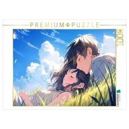 Calvendo Puzzle Lass uns zusammen tr&auml;umen - P&auml;rchen im Manga Style 1000 Teile Lege-Gr&ouml;&szlig;e 64x48cm Foto-Puzzle f&uuml;r gl&uuml;ckliche Stunden