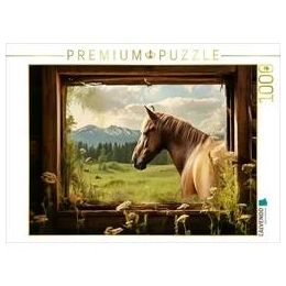 Calvendo Puzzle Ein Motiv aus dem Kalender "Aus dem Fenster geblickt" 1000 Teile Lege-Gr&ouml;&szlig;e 64x48cm Foto-Puzzle f&uuml;r gl&uuml;ckliche Stunden