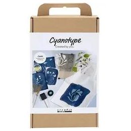 Creativ Company Kreativ Set Cyanotypie, Textilien, Blau