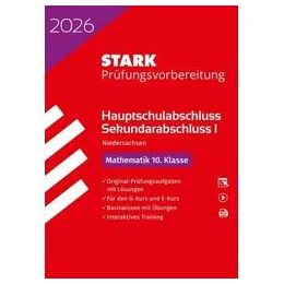 STARK Mathematik 10. Klasse - Hauptschulabschluss 2026 Niedersachsen - Pr&uuml;fungsvorbereitung mit L&ouml;sungen